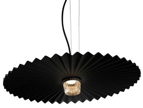 Karman Gonzaga LED závěsné světlo, Ø 59 cm, černá
