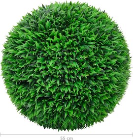 Umělé buxus koule 2 ks 55 cm 315476