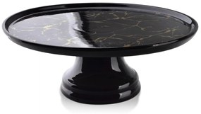 Affekdesign Porcelánový podnos LOUISE BLACK Patera 30 cm černý
