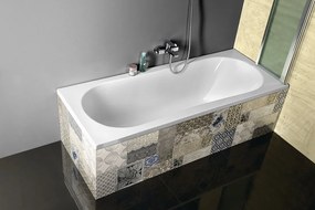 Aqualine, JIZERA vana 180x80x39cm bez nožiček, bílá, G1880