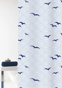 GRUND Sprchový závěs SEACOAST Bílá modrá 180x200 cm