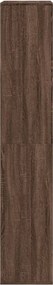 Knihovna hnědý dub 100 x 33 x 175 cm kompozitní dřevo 3309408
