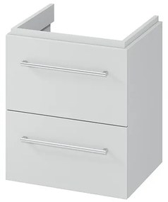 Cersanit Larga, závěsná umyvadlová skříňka 60cm, šedá matná, S932-072