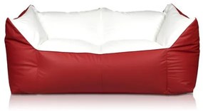 Sedací vak sofa xxl ekokůže TiaHome - Červená