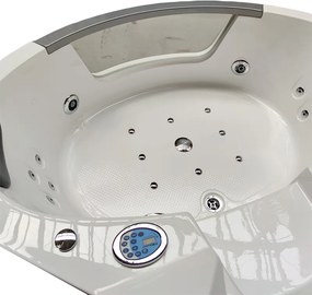BPS-koupelny Hydromasážní vířivá vana Orino 632 135x135 s ohřevem vody
