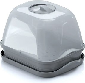PRO Sadbovač s polykarbonát. víkem RESPANA TABLE GREENHOUSE šedý kámen 25,7cm