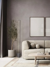 Moderní stojací lampa Lithos Černá