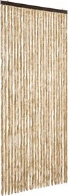 Závěs proti hmyzu béžový 100 x 220 cm Chenille 284284