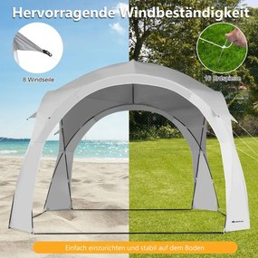 Costway Velký venkovní baldachýn ochrana proti slunci s taškou pro 6-8 osoby