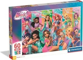 CLEMENTONI Puzzle Winx MAXI / 60 dílků / od 4 let