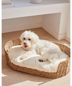 Bílý pelíšek pro domácího mazlíčka 40x60 cm Codie – Kave Home