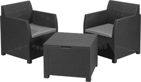 Livarno Home Balkonový set, z recyklovaného plastu PreZero, 3dílný.