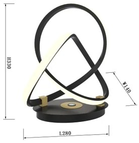 Wofi 8134-104 - LED Dotyková stmívatelná stolní lampa INDIGO LED/10,5W/230V