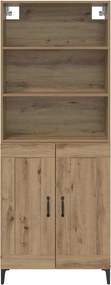 Vysoký bufet 2 ks dub artisan 69,5 x 34 x 180 cm 3403590