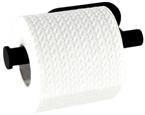 Držák na toaletní papír, černý, OREA Turbo - Loc, WENKO