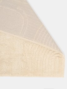 Sinsay - Koberec s geometrickým vzorem z bavlny - béžová