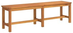 vidaXL Zahradní lavice 150 x 35 x 45 cm masivní akáciové dřevo
