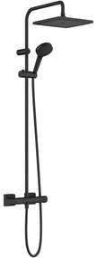 Hansgrohe Vernis Shape, Showerpipe 240 1jet s termostatem, černá matná, HAN-26427670