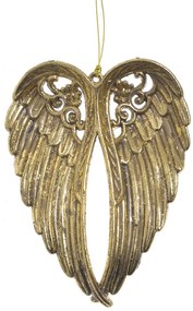 křídla na pověšení 15 cm - zlatá