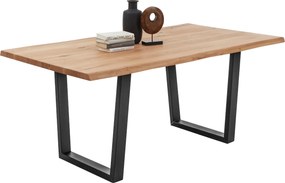 XXXLutz JÍDELNÍ STŮL, dub, černá, barvy dubu, 180/100/75 cm P & B - Jídelní stoly - 000572019801