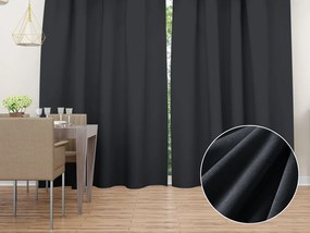 Biante Sametový závěs Velvet Premium SVP-004 Antracitově šedý - šířka 135 cm 135x140 cm