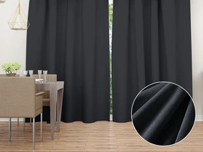 Biante Sametový závěs Velvet Premium SVP-004 Antracitově šedý - šířka 270 cm 270x250 cm