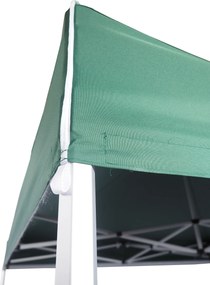 Rozkládací stan 6 × 4 m – hliníkový hexagión, Černá