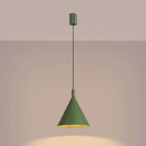 Sollux Lighting Závěsné svítidlo NOX 25 olivově zelené