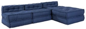 Modulová pohovka Textil Indigo 210 x 140 x 56 cm 3315089