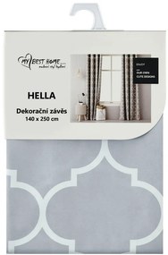 Dekorační závěs HELLA šedá 140x250 cm MyBestHome