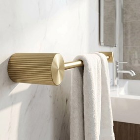 Rea Solo, nástěnný koupelnový věšák 60cm, 64101, zlatá matná, REA-84200