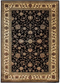 Koberce Breno Kusový koberec MARRAKESH 210 Black, Černá, Vícebarevné, 120 x 170 cm