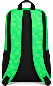 Školní batoh Minecraft Creeper – motiv Pixel Green - 12L