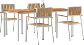 Zahradní jídelní sada 5 ks 180 x 90 x 75 cm 3334801