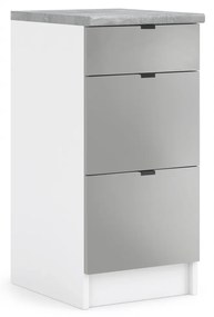 Kuchyňská skříňka spodní 40 cm - LAM SZ40 3SZ - Dvířka LETTY