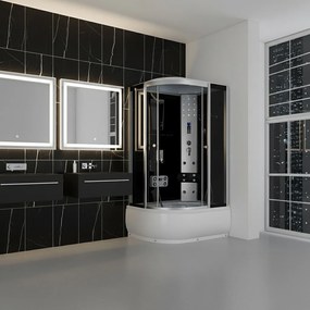 Terra Hydromasážní box WSH7106RS, 120x80 pravý se saunou