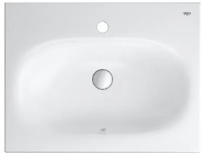 Grohe Essence - Umyvadlo s přepadem 60x46 cm, PureGuard, alpská bílá 3956800H