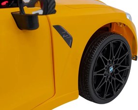 Elektrické autíčko BMW M4 žluté