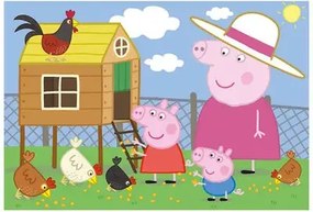 DINO PEPPA PIG: SLEPIČKY / 24 dílků / od 4 let