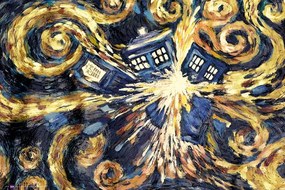 Plakát, Obraz - DOCTOR WHO - exploding tardis, (91.5 x 61 cm)