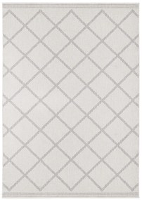 NORTHRUGS - Hanse Home koberce Kusový koberec Twin Supreme 103760 Corsica Grey/Cream – na ven i na doma - 120x170 cm