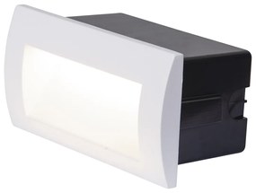 Zambelis E247-W nástěnné LED svítidlo bílé, 3W, 3000K, 14cm