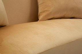 Designová pohovka Caerwyn 137 cm hnědá / černá