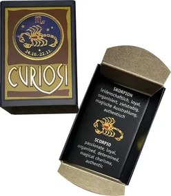 CURIOSI Kulaté puzzle Zvěrokruh: Štír / 33 dílků / Průměr 9 cm