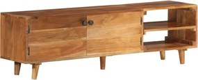 TV skříňka masivní akácie s medovým povrchem 140 x 30 x 40 cm 337847