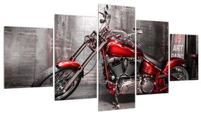 Obraz motorky (150x80 cm)