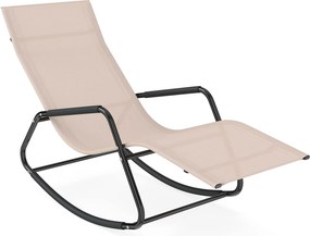 Costway Zahradní lehátko odolné proti povětrnostním vlivům ergonomické houpací