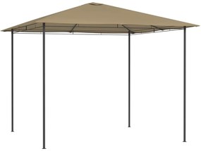 vidaXL Altán 3 x 3 x 2,6 m taupe 160 g/m²