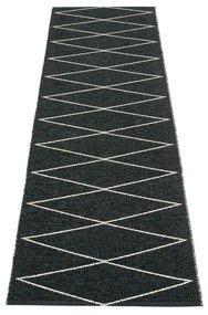 Vinylový koberec Pappelina MAX Black/Vanilla velikost: 70x400cm