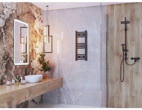 Erga Basic, topné těleso 700x300 mm, 192 W, černá matná, GMA-BASIC-7030-BK